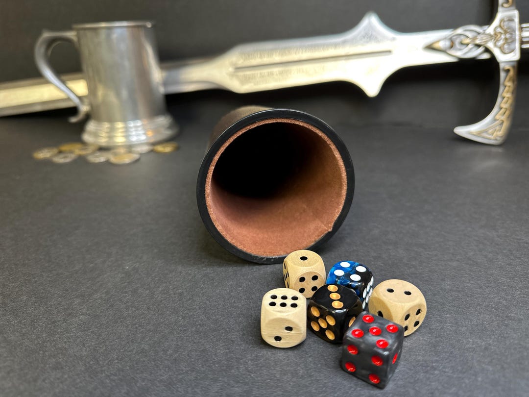 Kingdom Come Deliverance 2 Dice Game With Dice Cup & 6 Dice KCD2 - Etsy