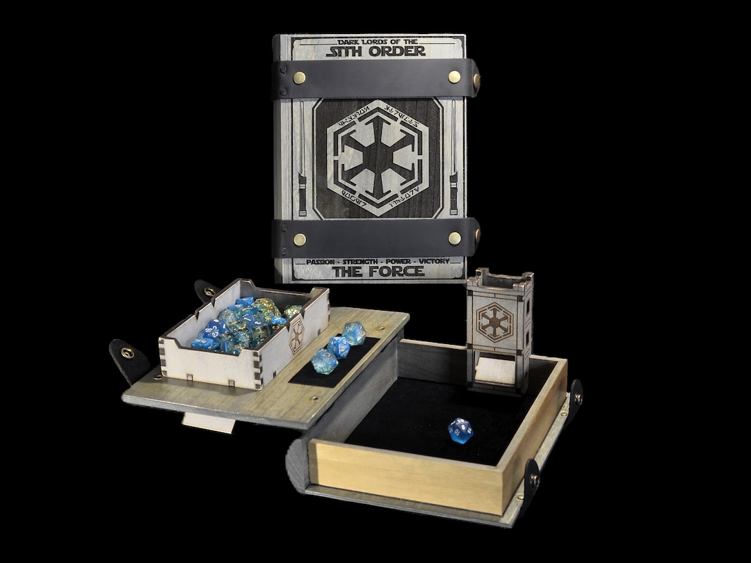 Star Wars Dice Box - "sith Order" Battle Box W/ Dice Tower | D&D TTRPG ...