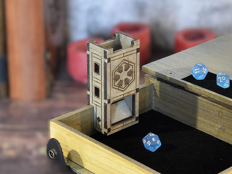 Star Wars Dice Box - "sith Order" Battle Box W/ Dice Tower | D&D TTRPG ...