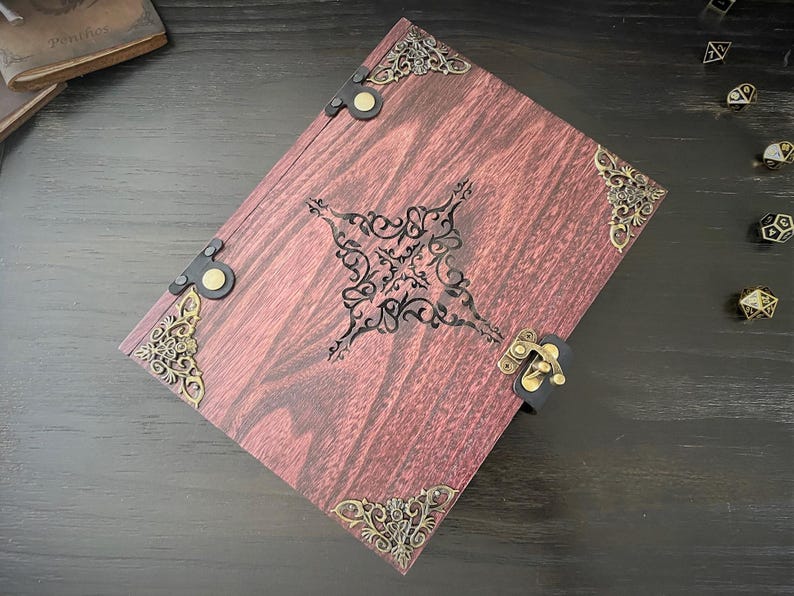D&D Dice Box - "filigree" Mystic Legacy Battle Box W/ Dice Tower | Dnd ...
