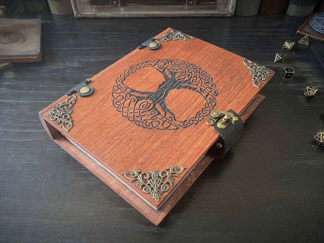 D&D Dice Box - "tree of Life" Mystic Legacy Battle Box With Dice Tower ...