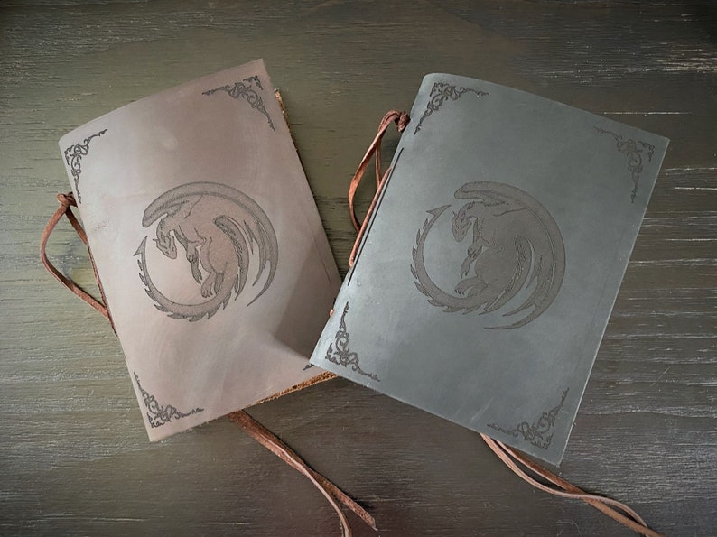 Refillable Dnd Leather Character Journal Custom Notebook for - Etsy