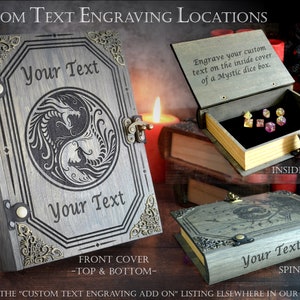 D&D Dice Box - "filigree" Mystic Legacy Battle Box W/ Dice Tower | Dnd ...