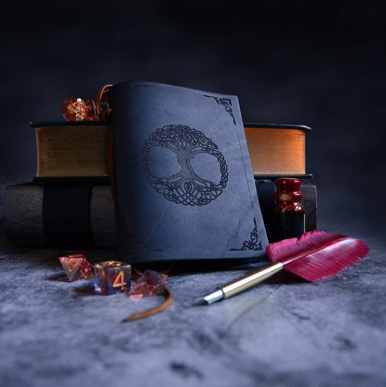 Refillable Dnd Leather Character Journal Custom Notebook for - Etsy