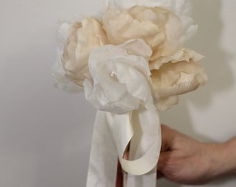 Silk flower bouquet | Etsy