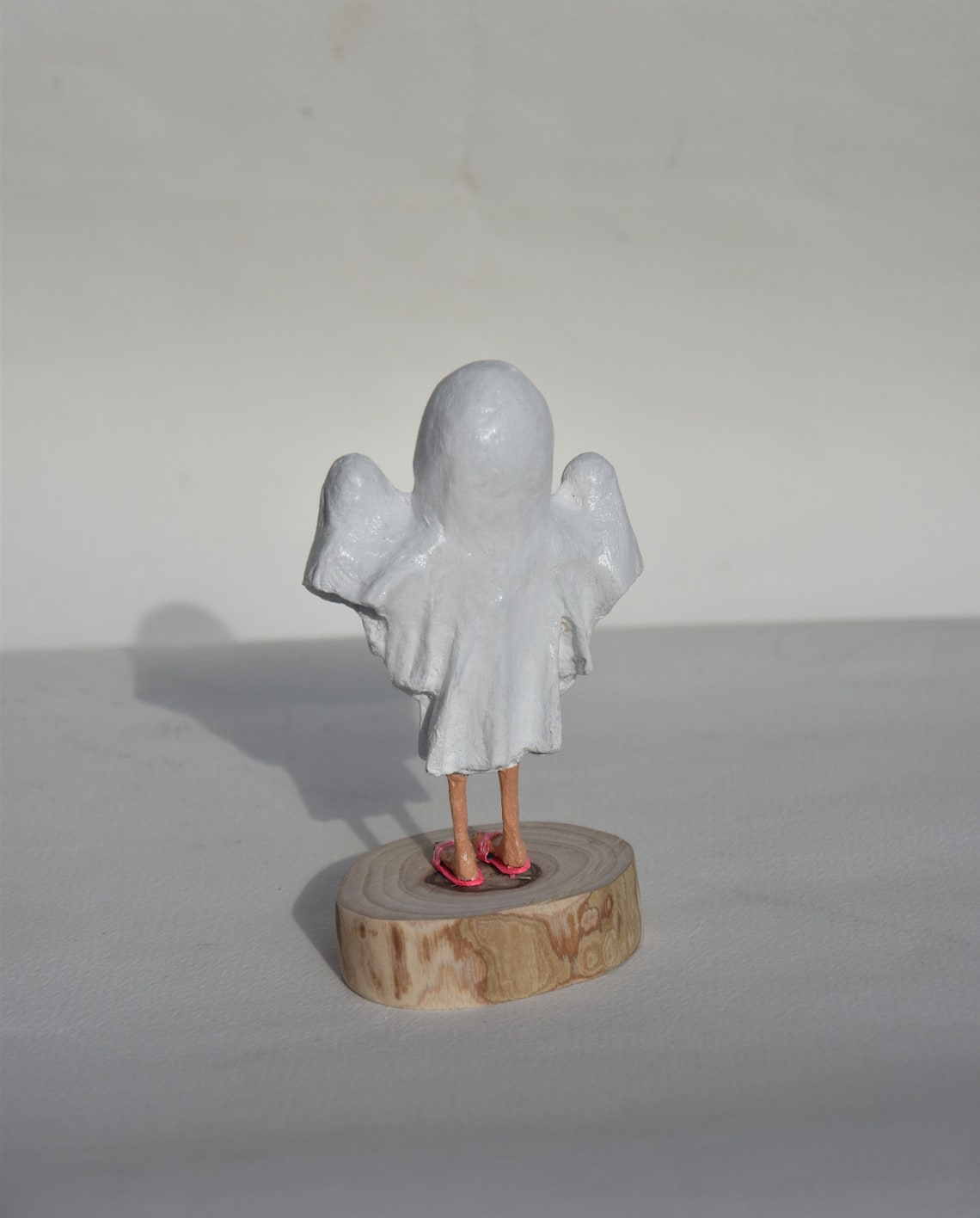 Cute and Haunted: Paper Mache Sweet Ghost Decor Gift for - Etsy