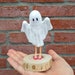 Cute and Haunted: Paper Mache Sweet Ghost Decor Gift for - Etsy