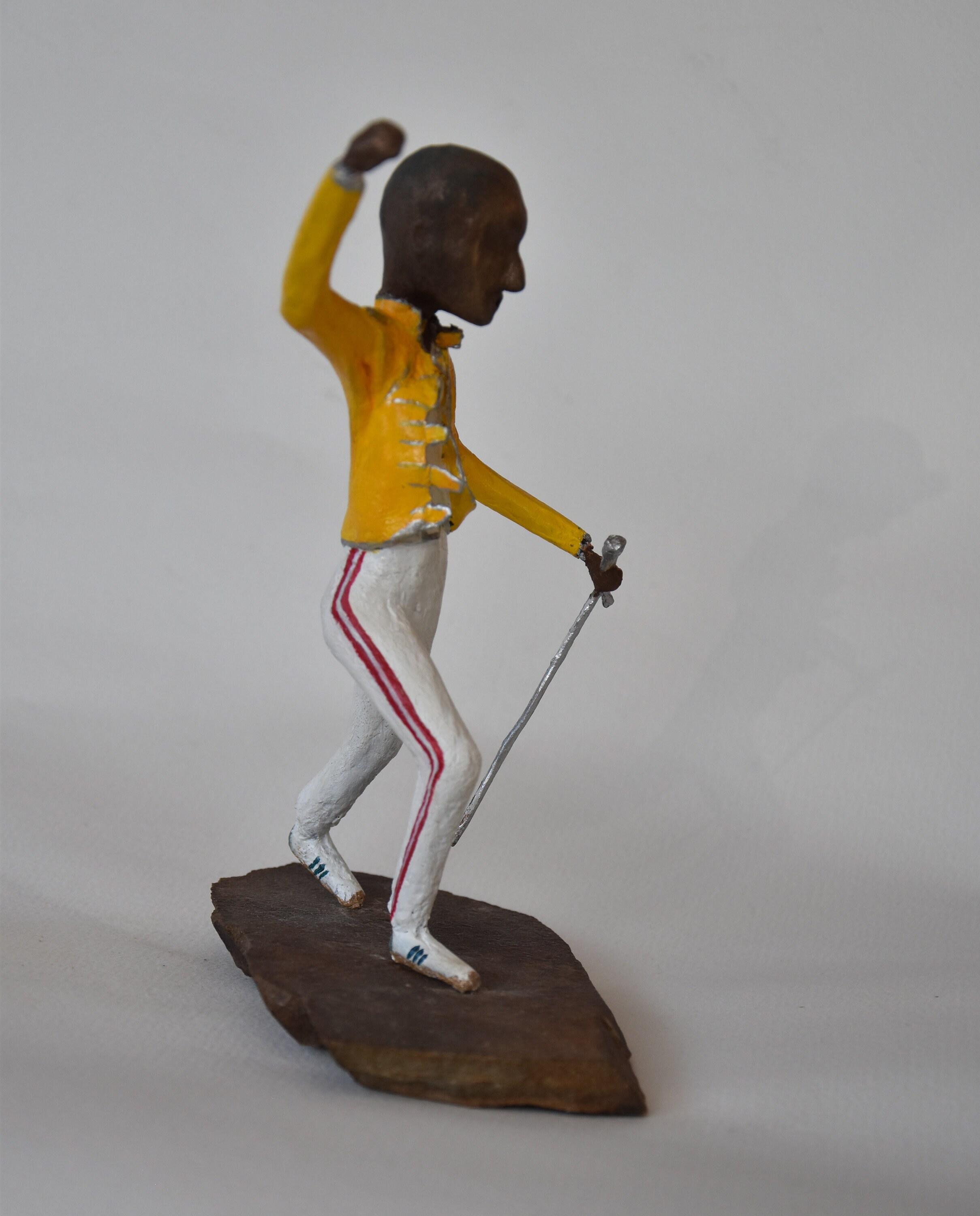 Freddy Mercury Figure Paper Mache Queen Fan Gift Music - Etsy