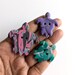 Handmade Polymer Clay Turtle Buttons, OOAK Sewing Embellishments - Etsy
