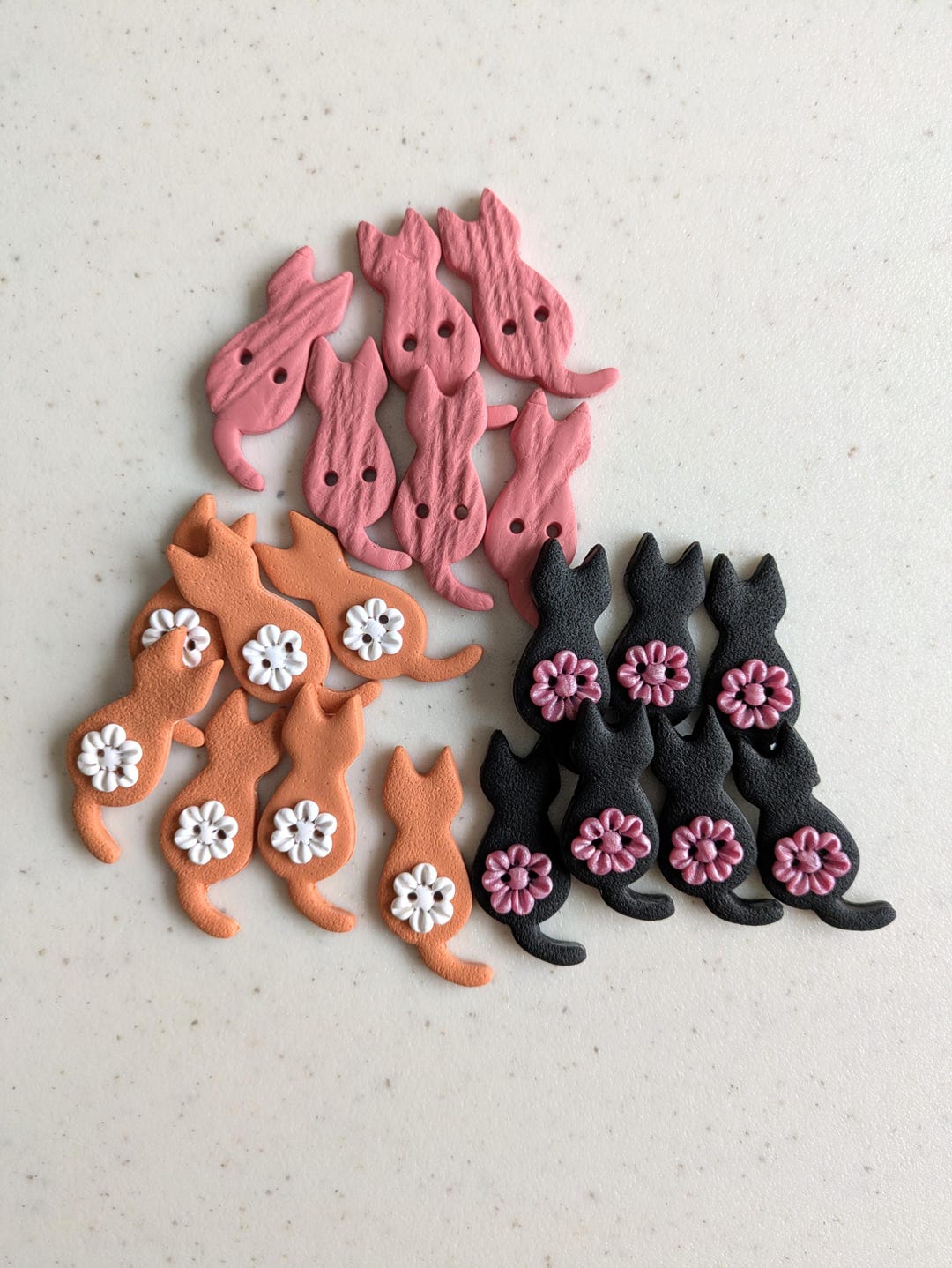 Cat Buttons, 1.5 Inch Buttons, Sewing Buttons, Knitting Buttons ...