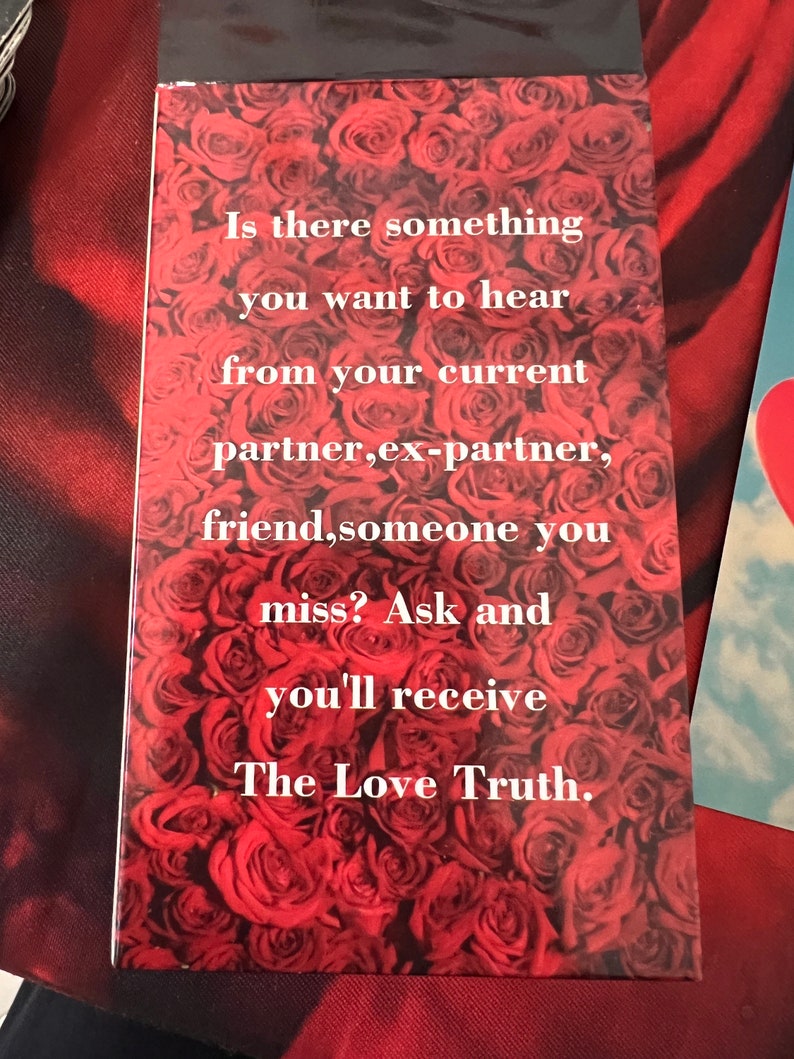 6 Same Day the Love Truth Feelings and Messages From Your Person (CARD ...