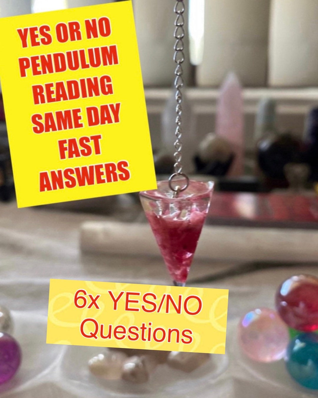 6x Yes/no SAME DAY Pendulum Reading - Etsy