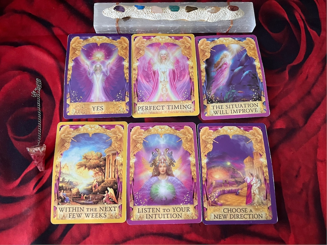 Angel Answers Advice Guidance Card Pull (same Day 6 Cards PULL ONLY ...