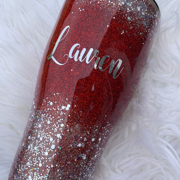Personalized Red Tumblers - Etsy
