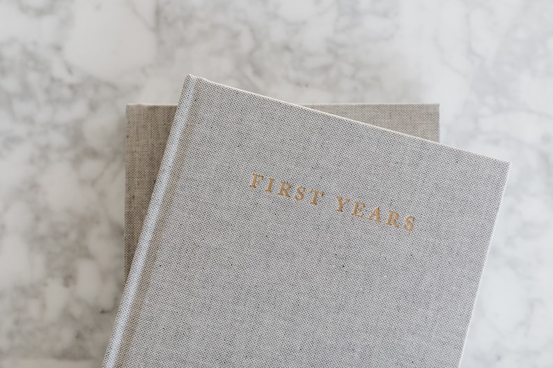 Minimalist Baby Record Book Classic Gender Neutral Baby - Etsy