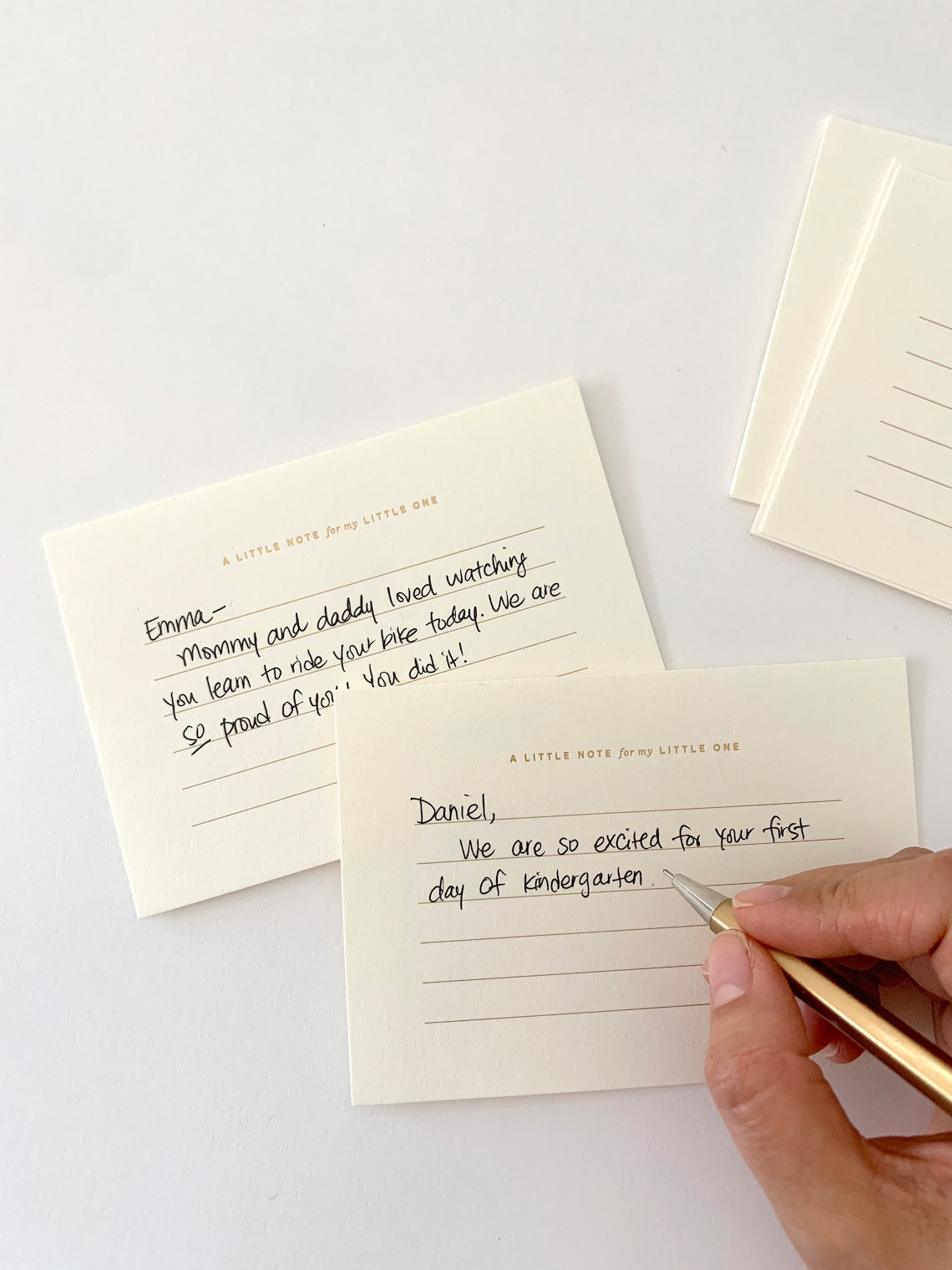 Minimal Keepsake Cards Lunchbox Note Card Letter Writing Child First ...