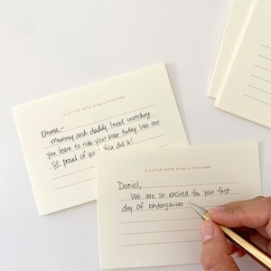 Minimal Keepsake Cards Lunchbox Note Card Letter Writing Child First ...