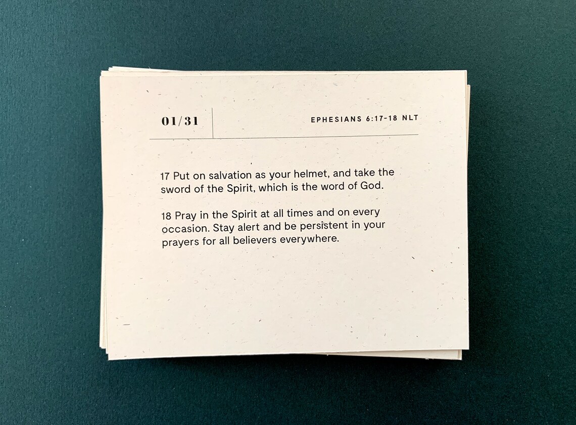 31 Unique Scripture Card With Stand Memory Verse Set Scripture Card to ...