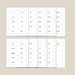 100 Sight Word Cards Practice Printable Sight Word Minimal Homeschool ...