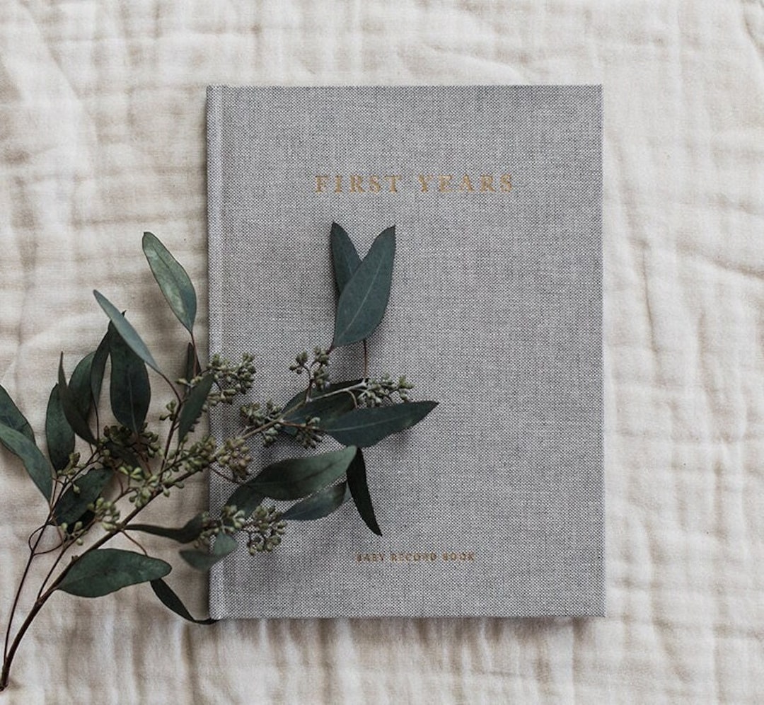 Baby Memory Book Keepsake Journal First Years Record Baby Book Luxury ...