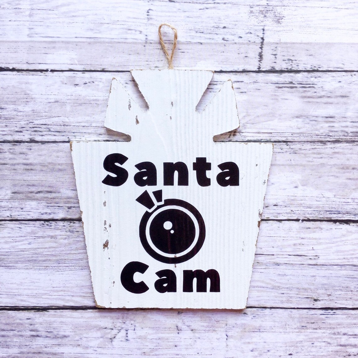 Santa Cam DECAL ONLY Santa Cam Decal Christmas Decals Santa | Etsy