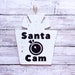 Santa Cam DECAL ONLY Santa Cam Decal Christmas Decals Santa - Etsy