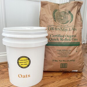 Grain Labels, Grain Decals, Custom Pantry Labels, Kitchen Labels ...