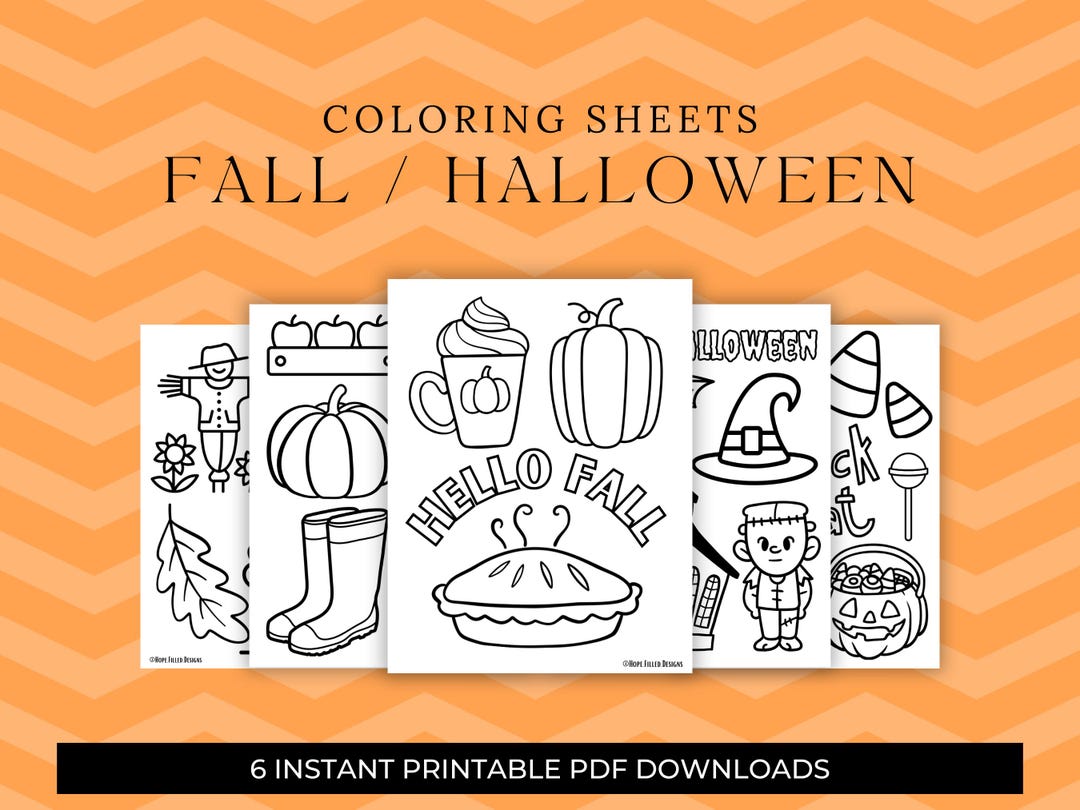 Fall Coloring Sheets, Halloween Coloring Sheets, Coloring Sheets ...
