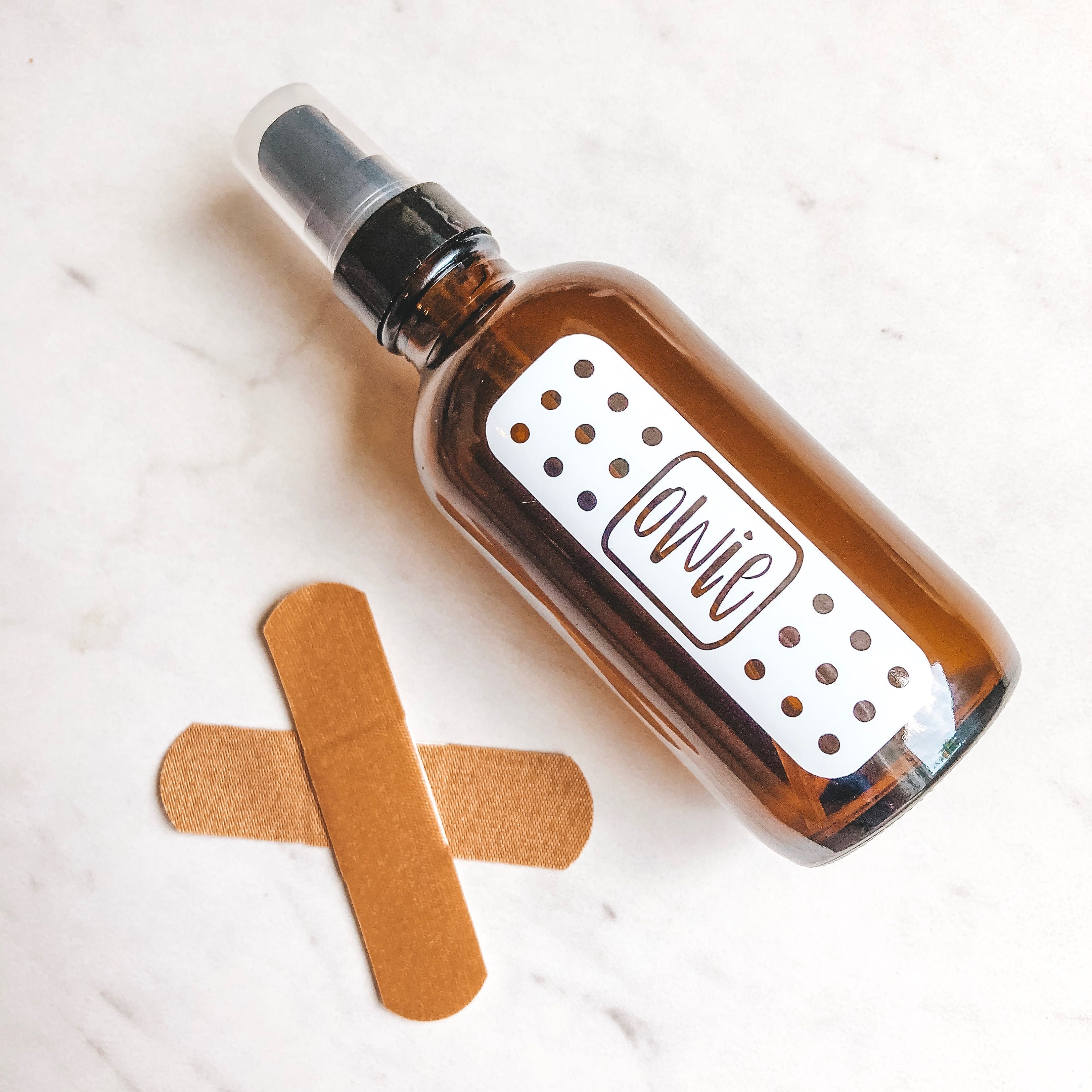 Owie Spray Bottle Label Boo Boo Spray Bottle Label Ouch - Etsy