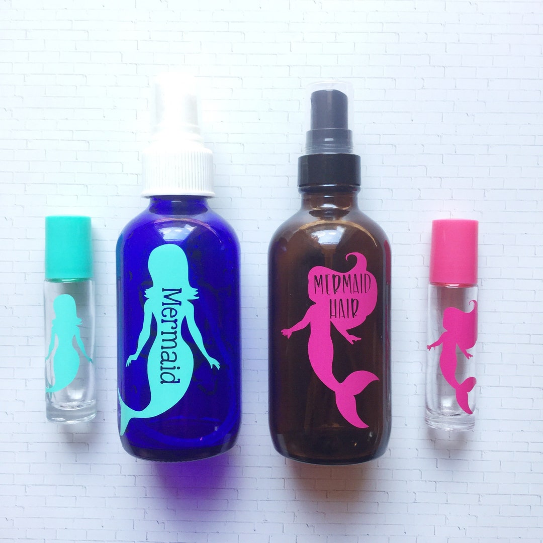 Mermaid Hair Essential Oil Label, Mermaid Essential Oil Label ...