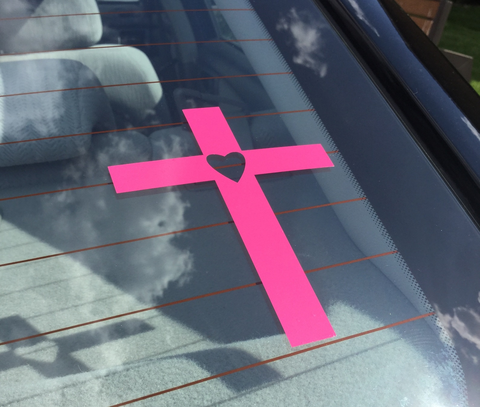 Cross Decal Cross Cross Car Decal Jesus Decal Religion Car | Etsy