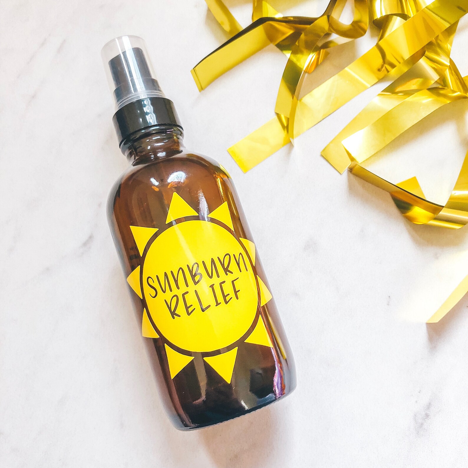 Sunburn Spray Label Sunburn Relief Label After Sun Label | Etsy