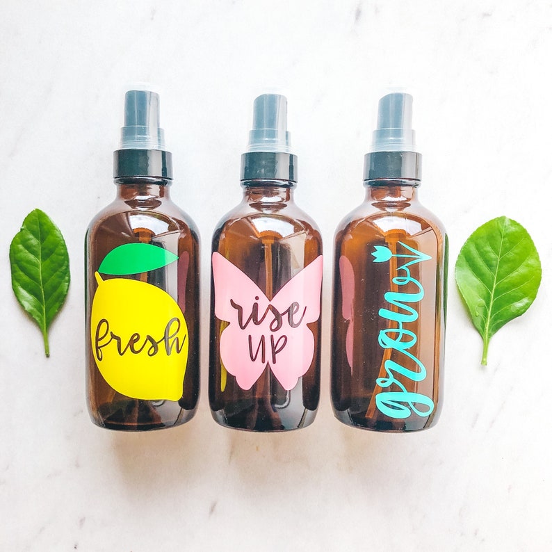 Spring Essential Oil Labels Essential Oil Labels Fresh Lemon | Etsy