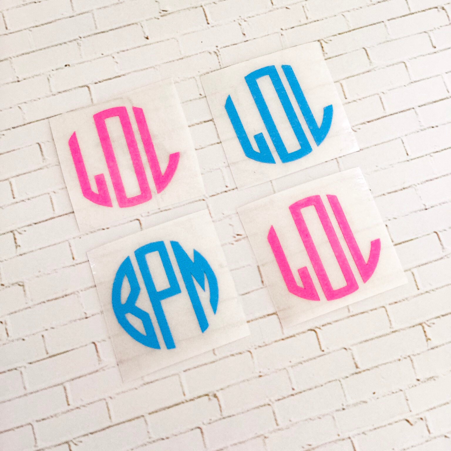 Monogram Phone Charger Label Monogram Phone Charger Decal - Etsy