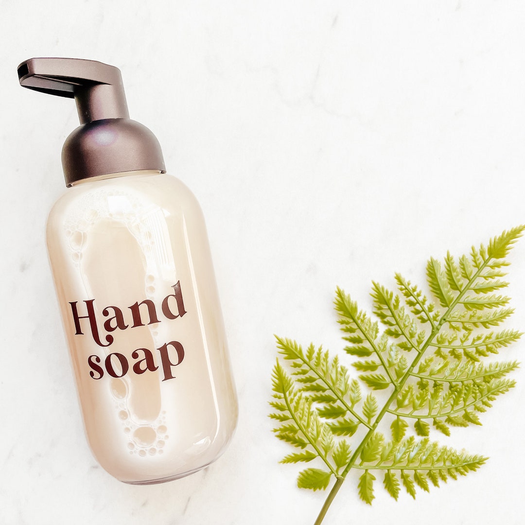 Hand Soap Labels, Hand Soap Decals, Essential Oil Labels, Custom Hand ...