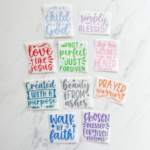 Christian Decals, Christian Stickers, Faith Based Decals, Faith ...