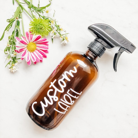 Custom Spray Bottle Labels 2oz 4oz 8oz Spray Bottle Labels - Etsy