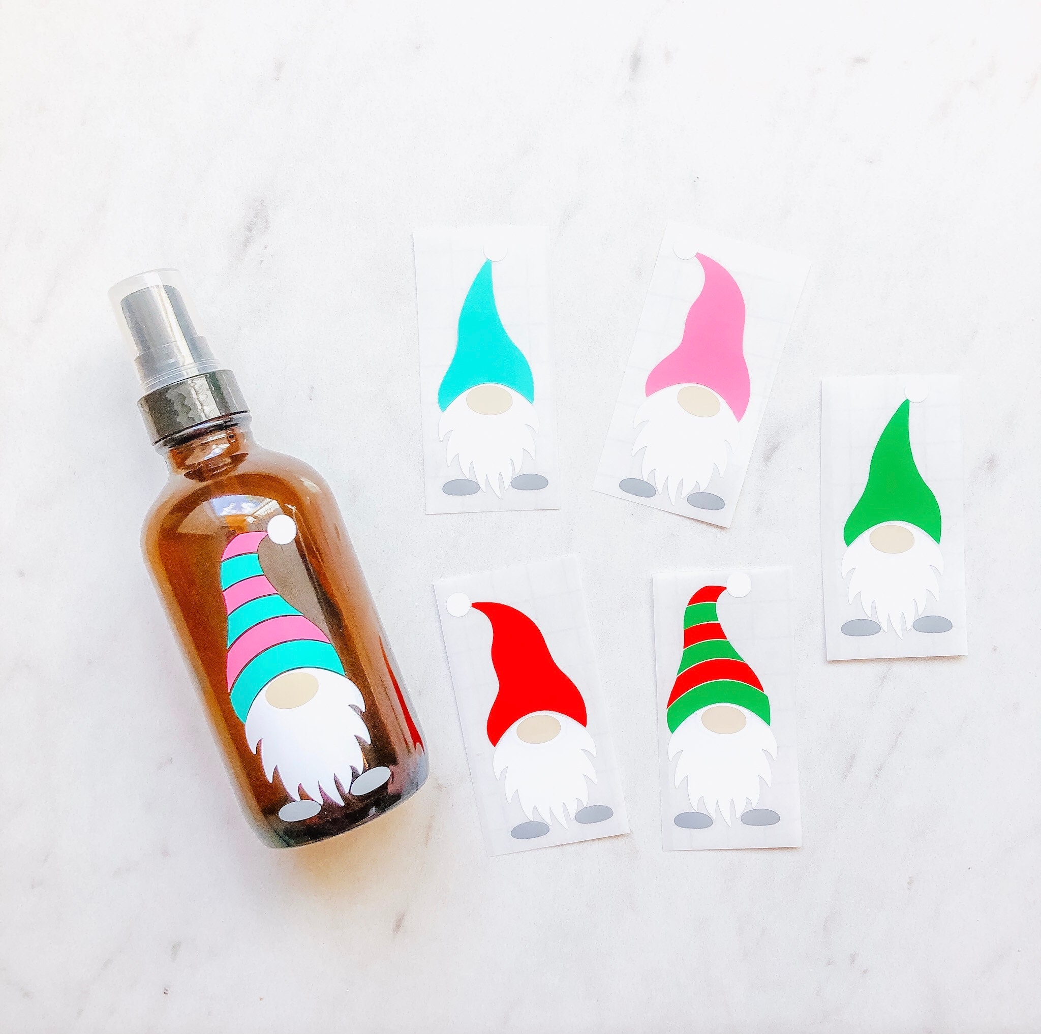 Gnome Essential Oil Label, Essential Oil Labels, Christmas Essential ...