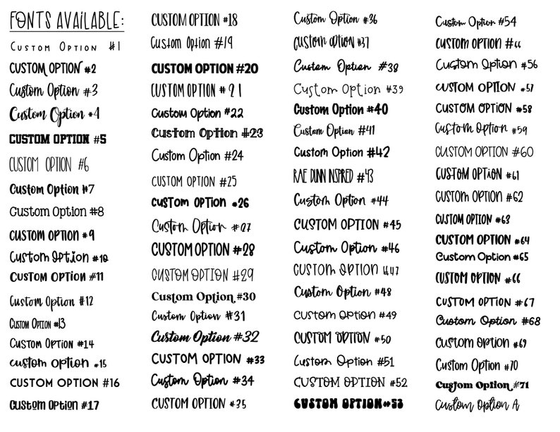 Create Your Own Decal Create Your Own Cup Decal Custom - Etsy