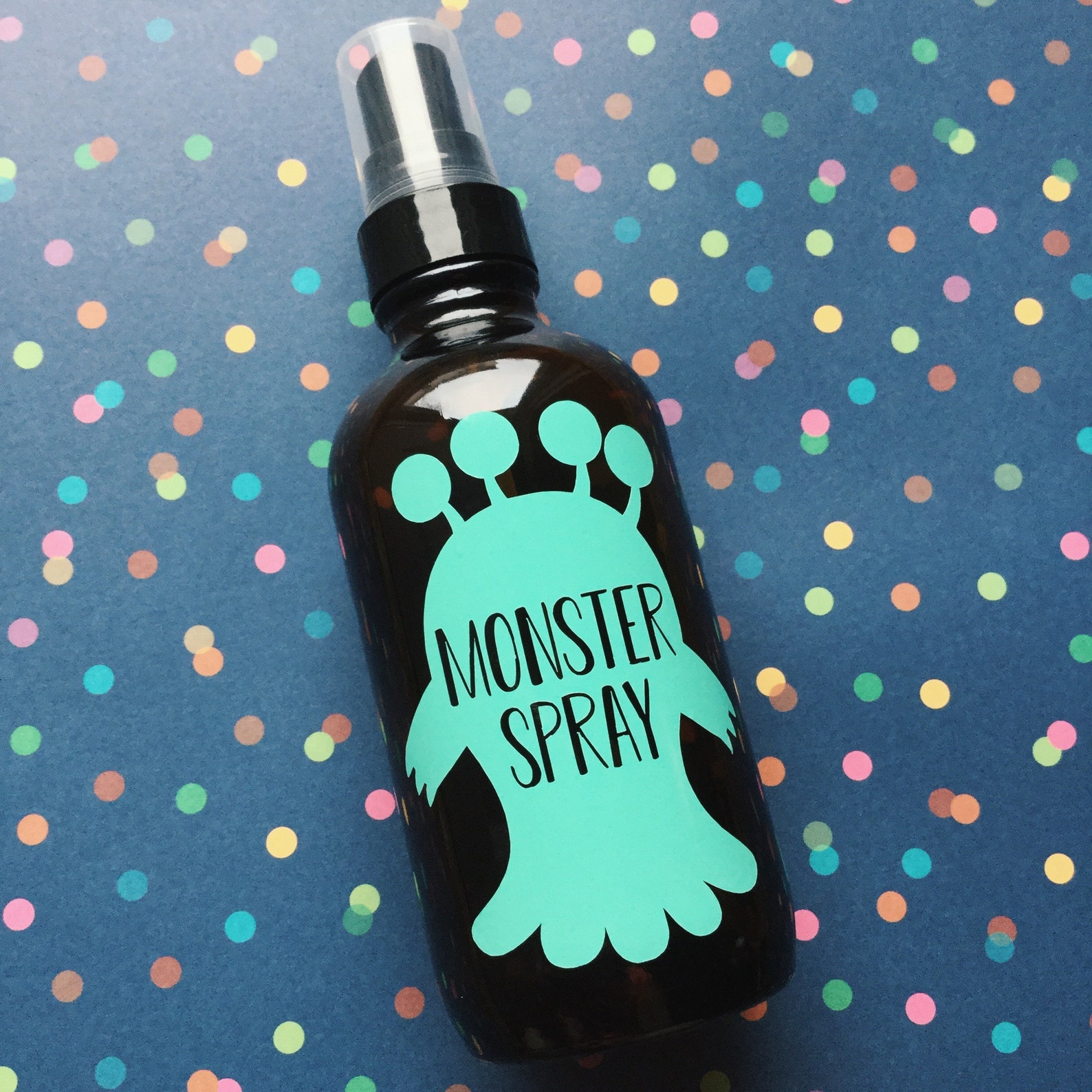 Monster Spray Label Essential Oil Labels No More Monsters - Etsy