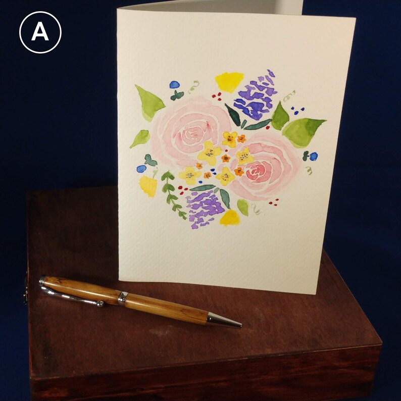 Hand-painted Watercolor Cards - Etsy