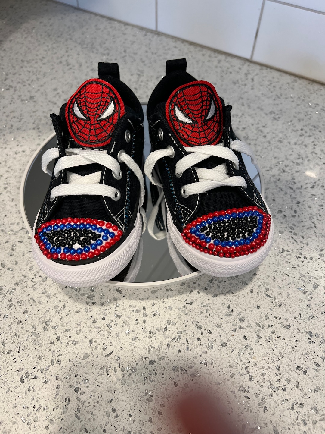Spider-man Sneakers - Etsy