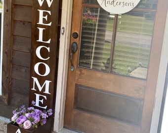 Planter Box Welcome Sign | Etsy