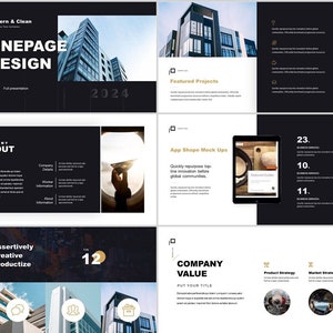 Handdraw Style Report Powerpoint Template 03 - Etsy