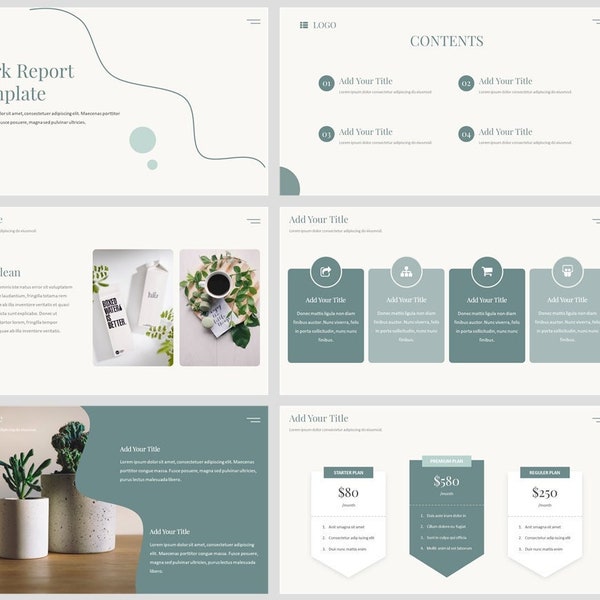 Powerpoint Template - Etsy
