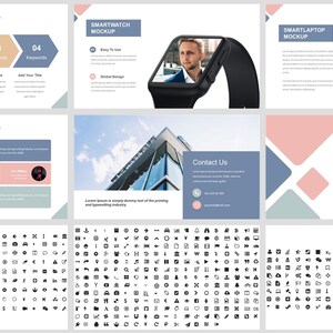 Minimal Modern Clean Business Powerpoint Template - Etsy Canada
