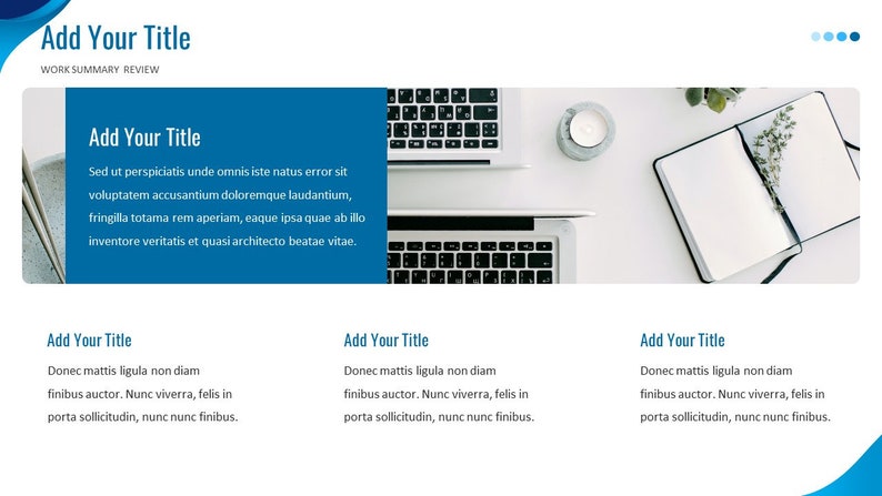 Minimal Blue Business Powerpoint Template - Etsy