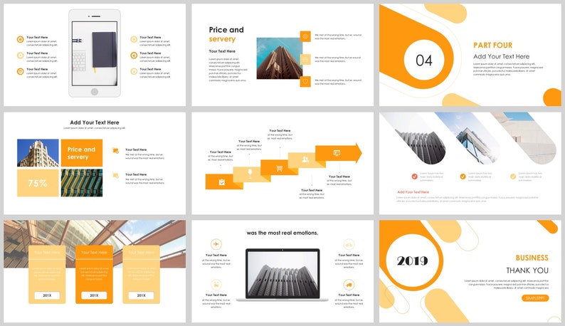 Minimal Business Report Template - Etsy