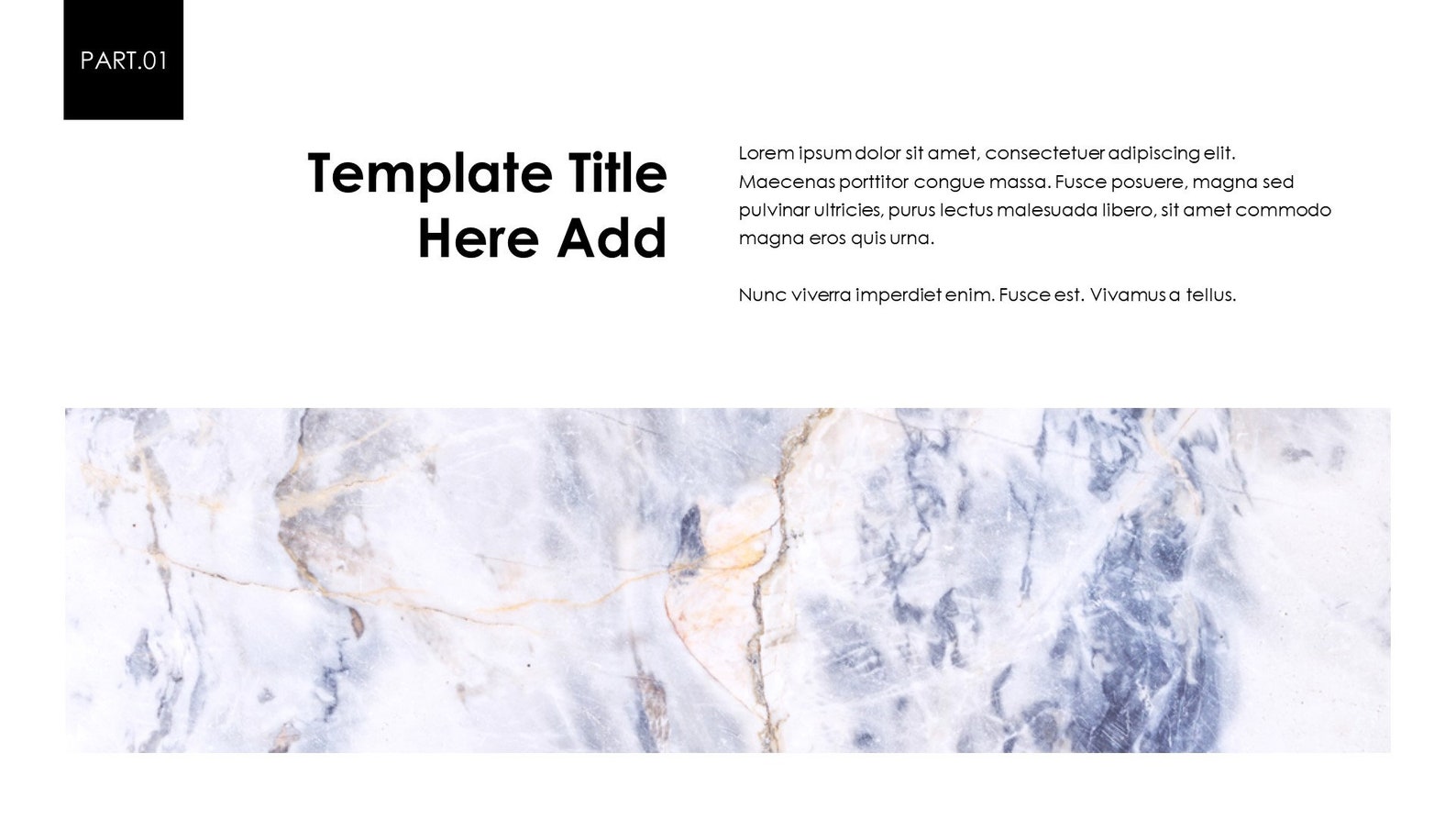 Marble Simple Magazine Style Powerpoint Template - Etsy