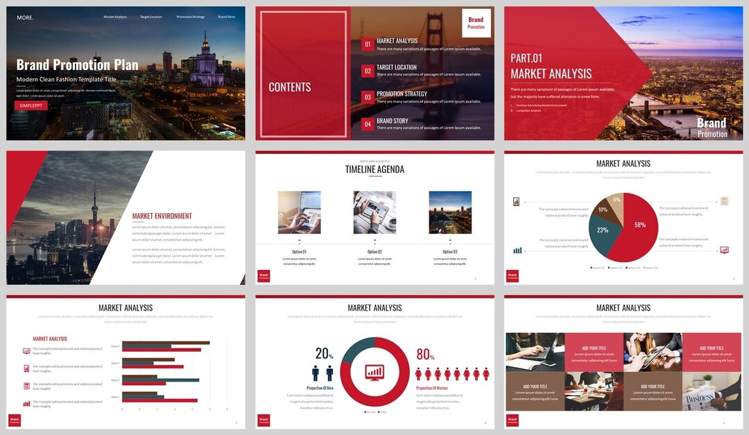 Brand Promotion Plan Powerpoint Template - Etsy